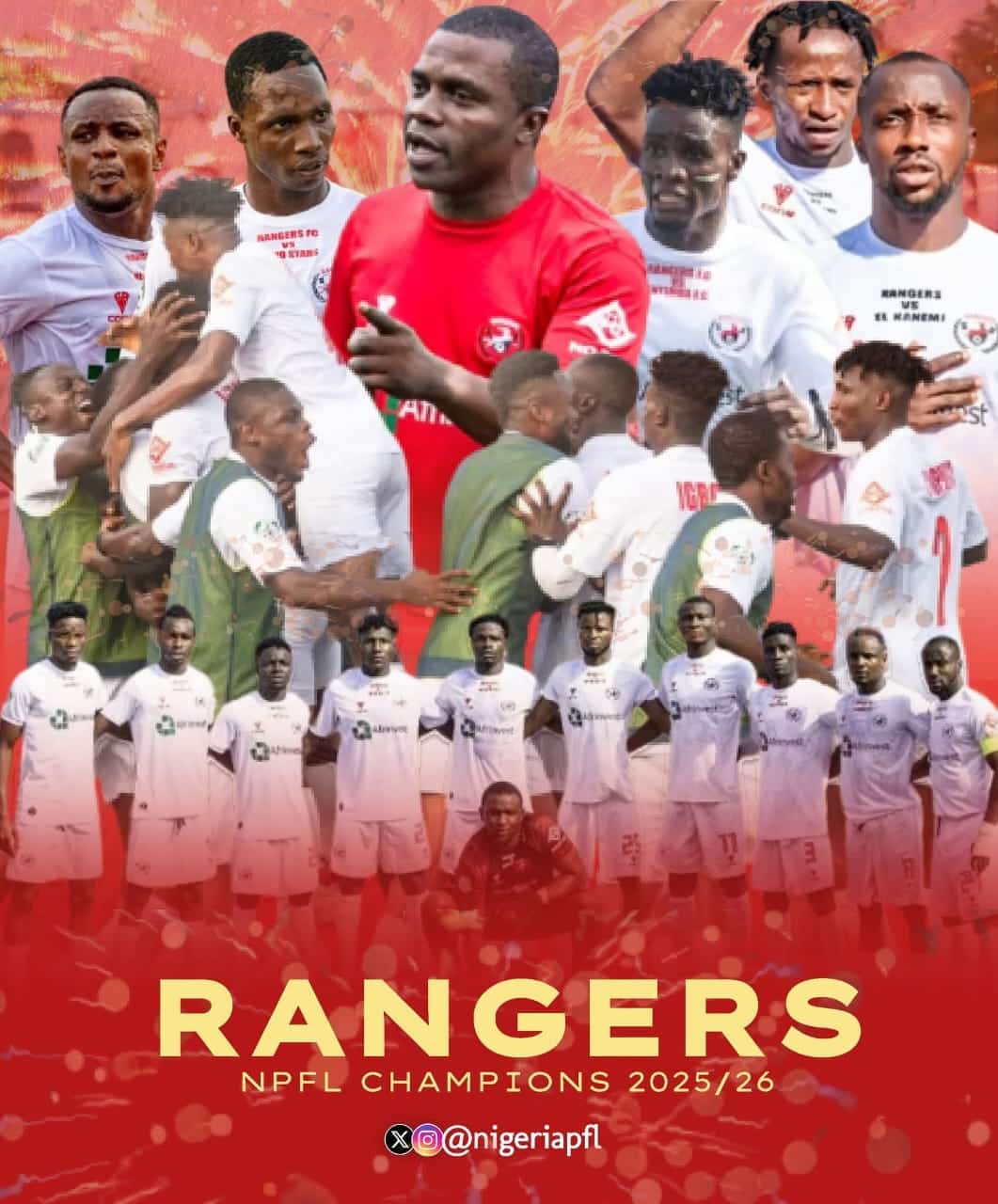 Rangers Clinch Historic 9th NPFL Title, Remo Stars Sweat