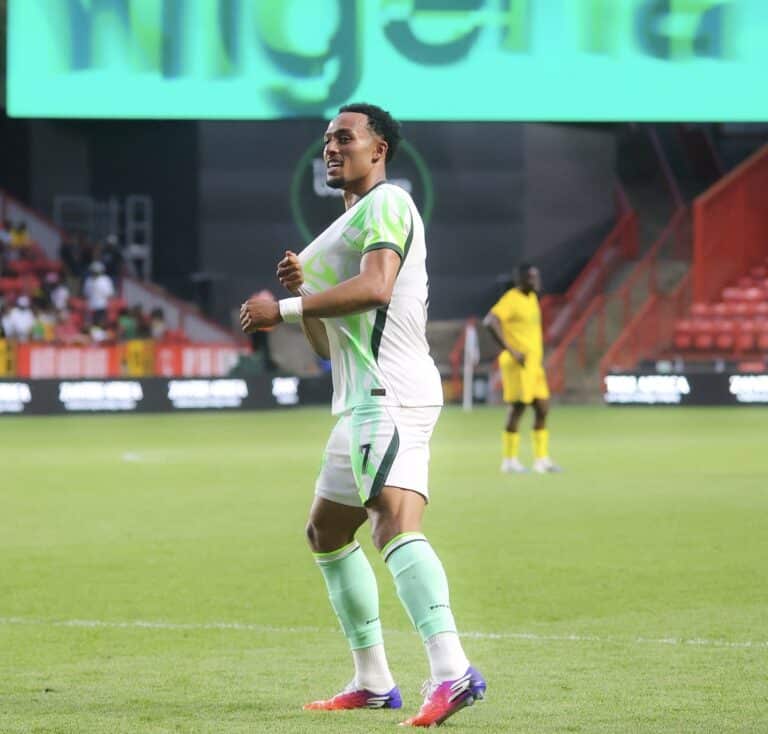 Azeez Brace on Debut Fires Eagles Past Zimbabwe 2-0